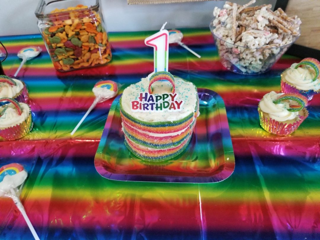 Perfect Lemon Rainbow Cupcakes (and Rainbow Birthday Party Theme ...