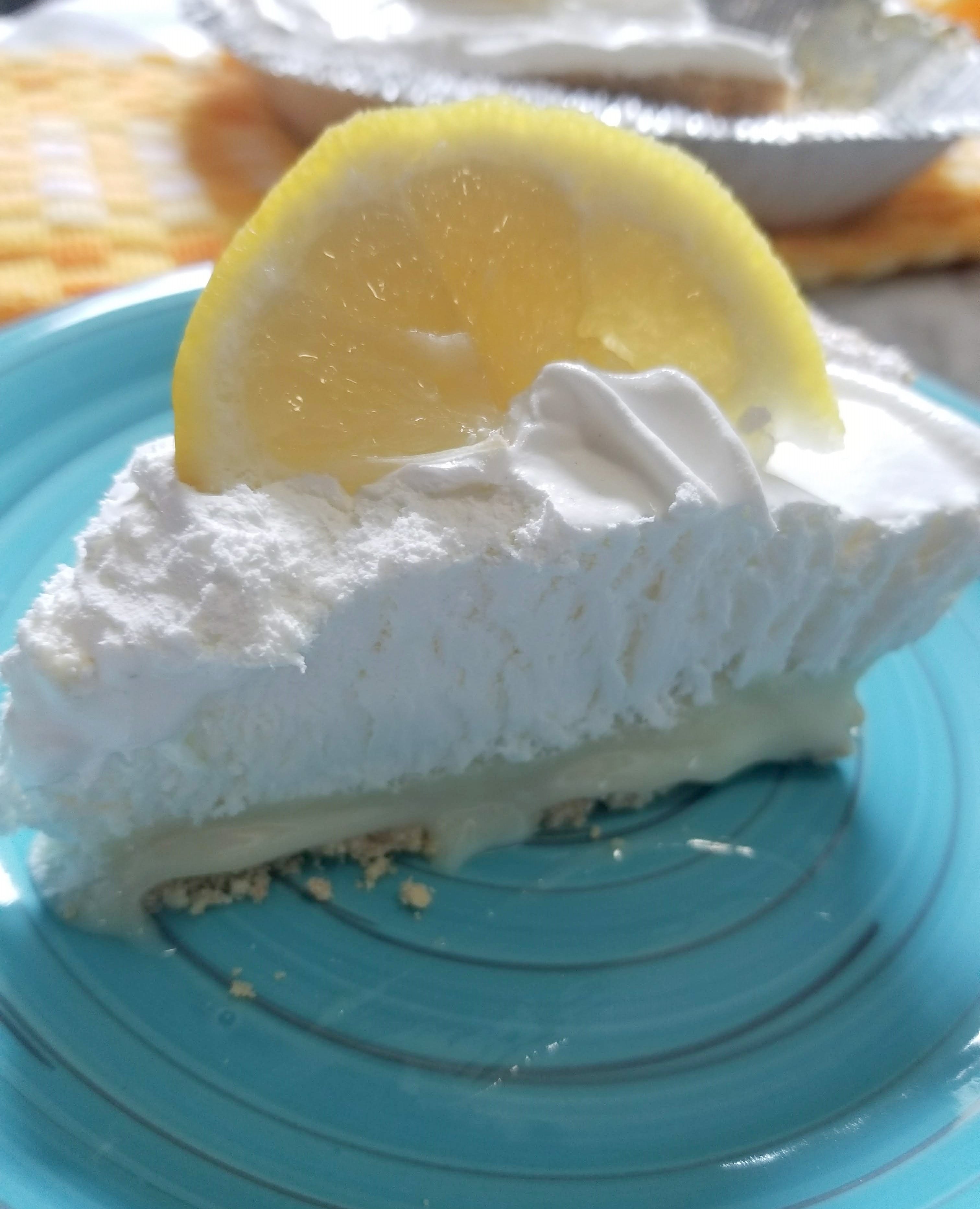 Lemon Freeze Pie - Stef's Eats and Sweets
