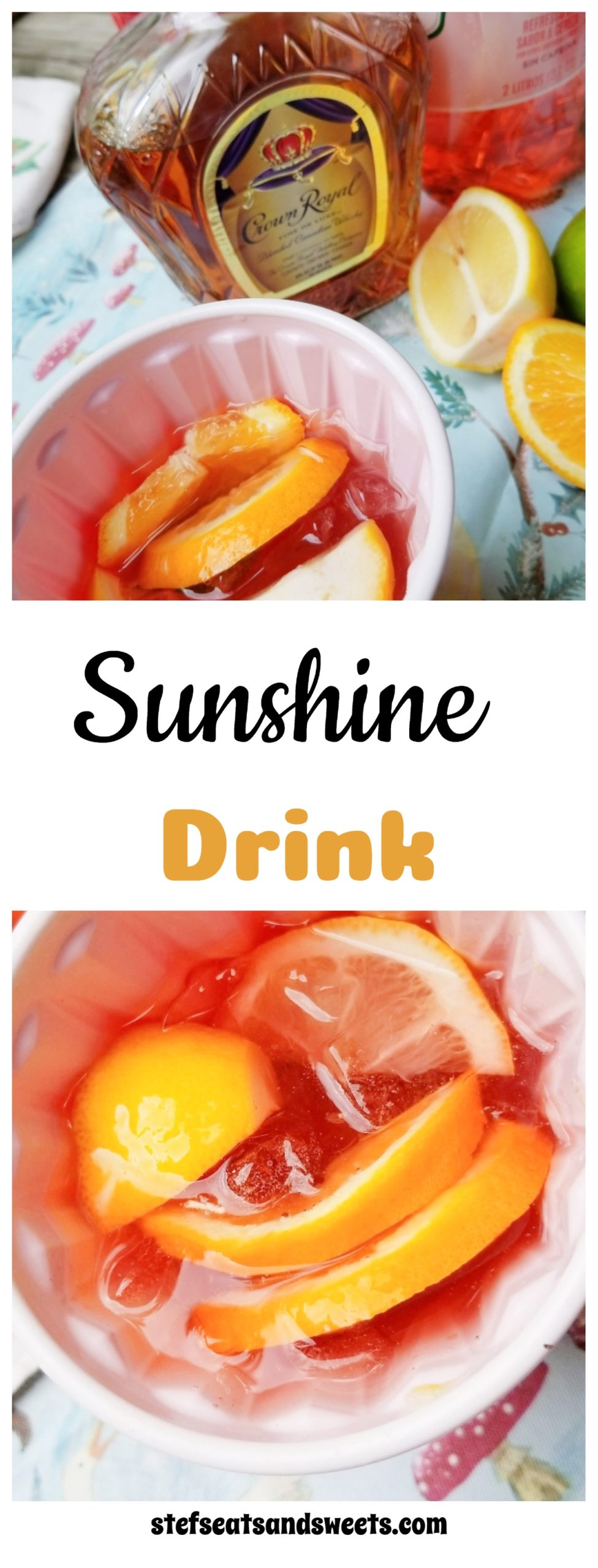 Sunshine Drink Cocktail - Stef's Eats and Sweets