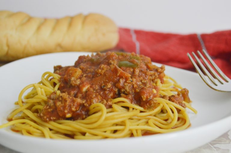 Dad's Slow Cooker Spaghetti Sauce - Stef's Eats and Sweets