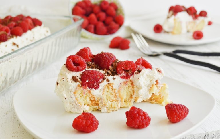 Simple Raspberry Icebox Cake - Stef's Eats and Sweets