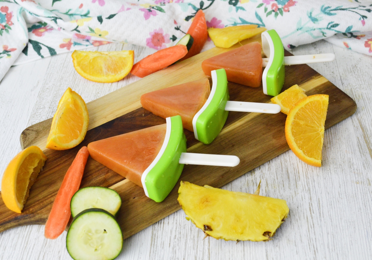 Homemade Fruit & Veggie Pops (Juicer Recipe) - Stef's Eats and Sweets