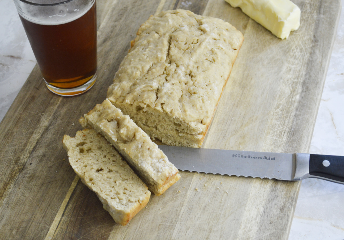 Three Ingredient Beer Bread - Stef's Eats and Sweets