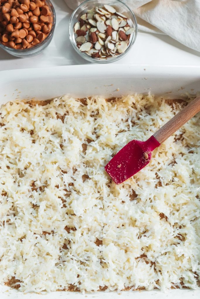 Ultimate Chocolate Almond Layer Bars - Stef's Eats and Sweets