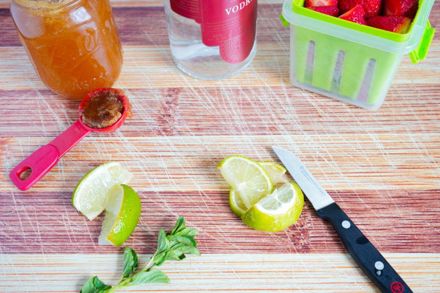 Strawberry Lemonade Smash - Stef's Eats and Sweets