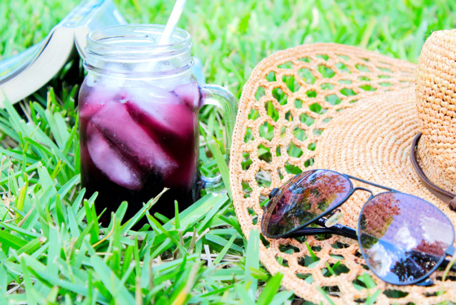 Purple Haze Summer Cocktail - Stef's Eats and Sweets