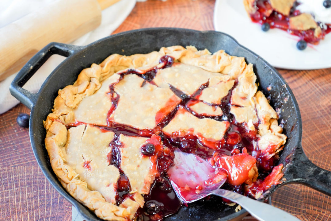 Smoked Berry Cherry Pie - Stef's Eats and Sweets