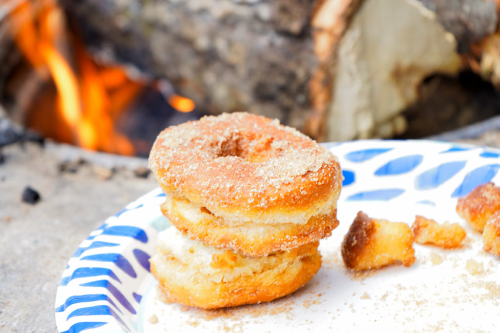 Apple Pie Spice Campfire Donuts - Stef's Eats and Sweets