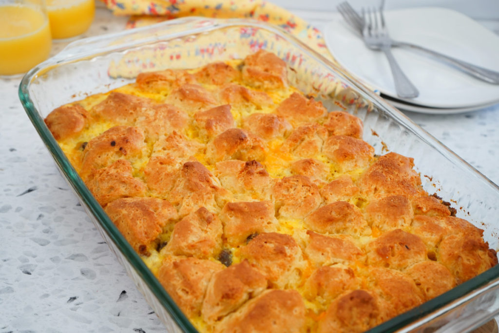 Maple Sausage Breakfast Bubble Bake - Stef's Eats and Sweets