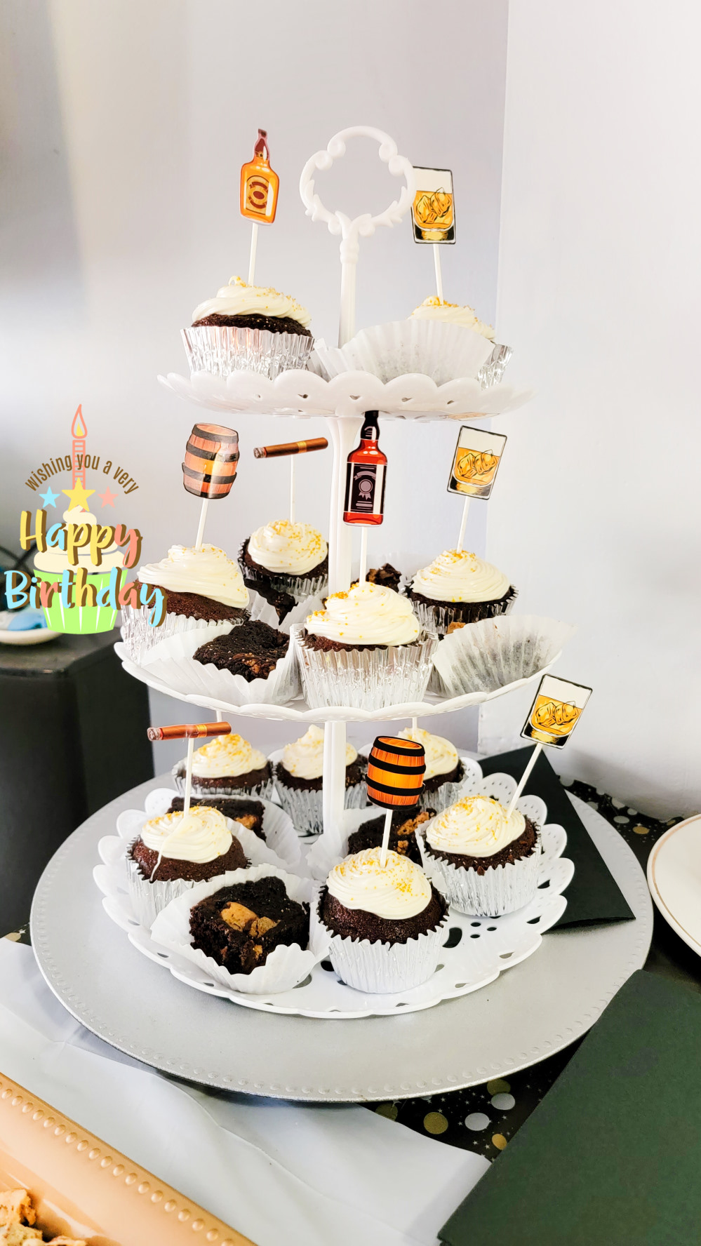 Aged to Perfection Milestone Birthday Party - Stef's Eats and Sweets