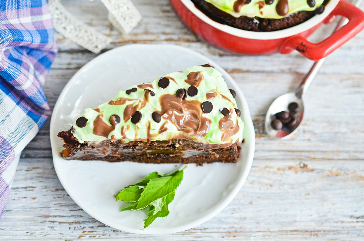 Deep Dish Chocolate Poke Cake - Stef's Eats and Sweets