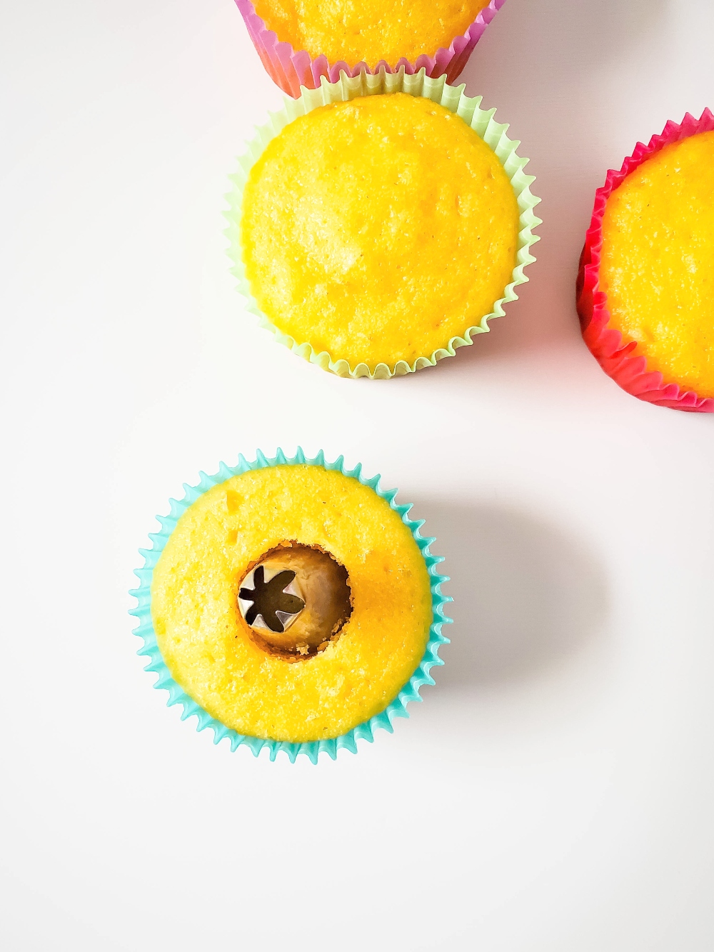 Celebration Sprinkle Surprise Cupcakes - Stef's Eats and Sweets