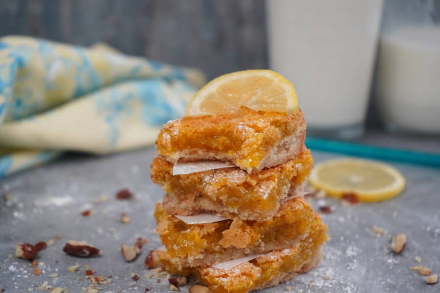 Lemon Almond Bars - Stef's Eats and Sweets