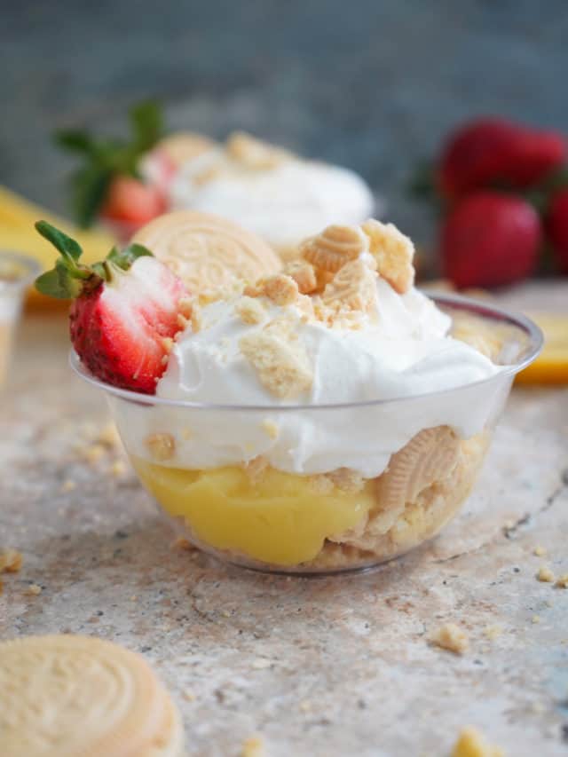 Lemon Cookie Parfaits - Stef's Eats and Sweets