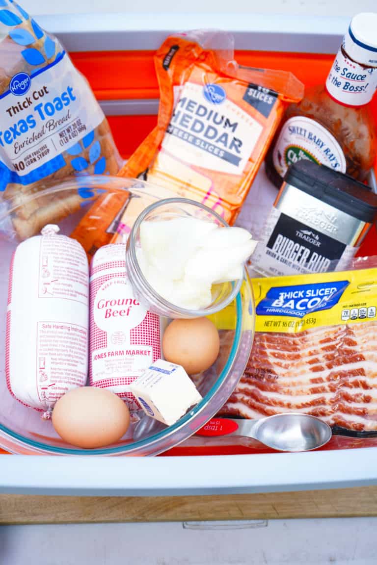 BBQ Texas Toast Blackstone Smash Burgers - Stef's Eats and Sweets