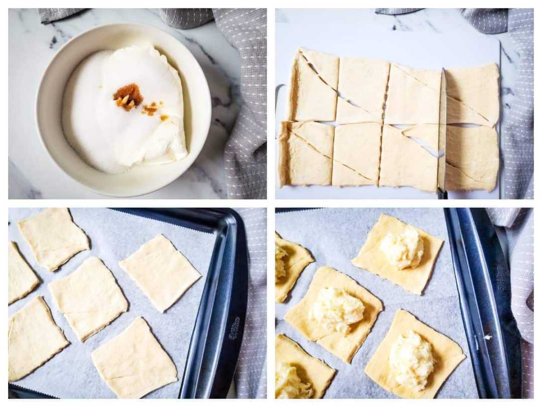 Easy Cherry Cheesecake Pastries (with Crescent Rolls) - Stef's Eats and ...