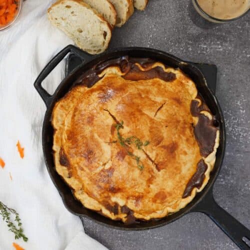 Savory Beef & Stout Irish Pot Pie - Stef's Eats and Sweets