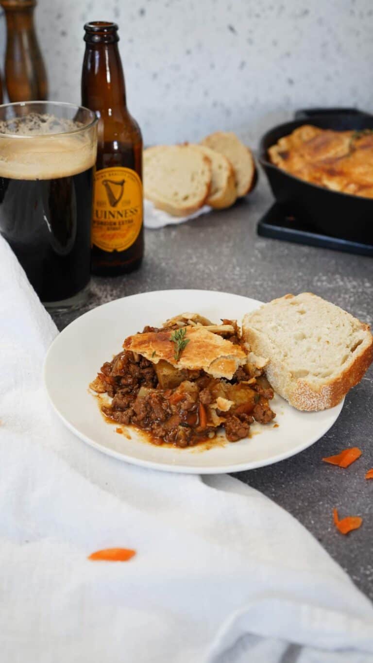 Savory Beef & Stout Irish Pot Pie - Stef's Eats and Sweets
