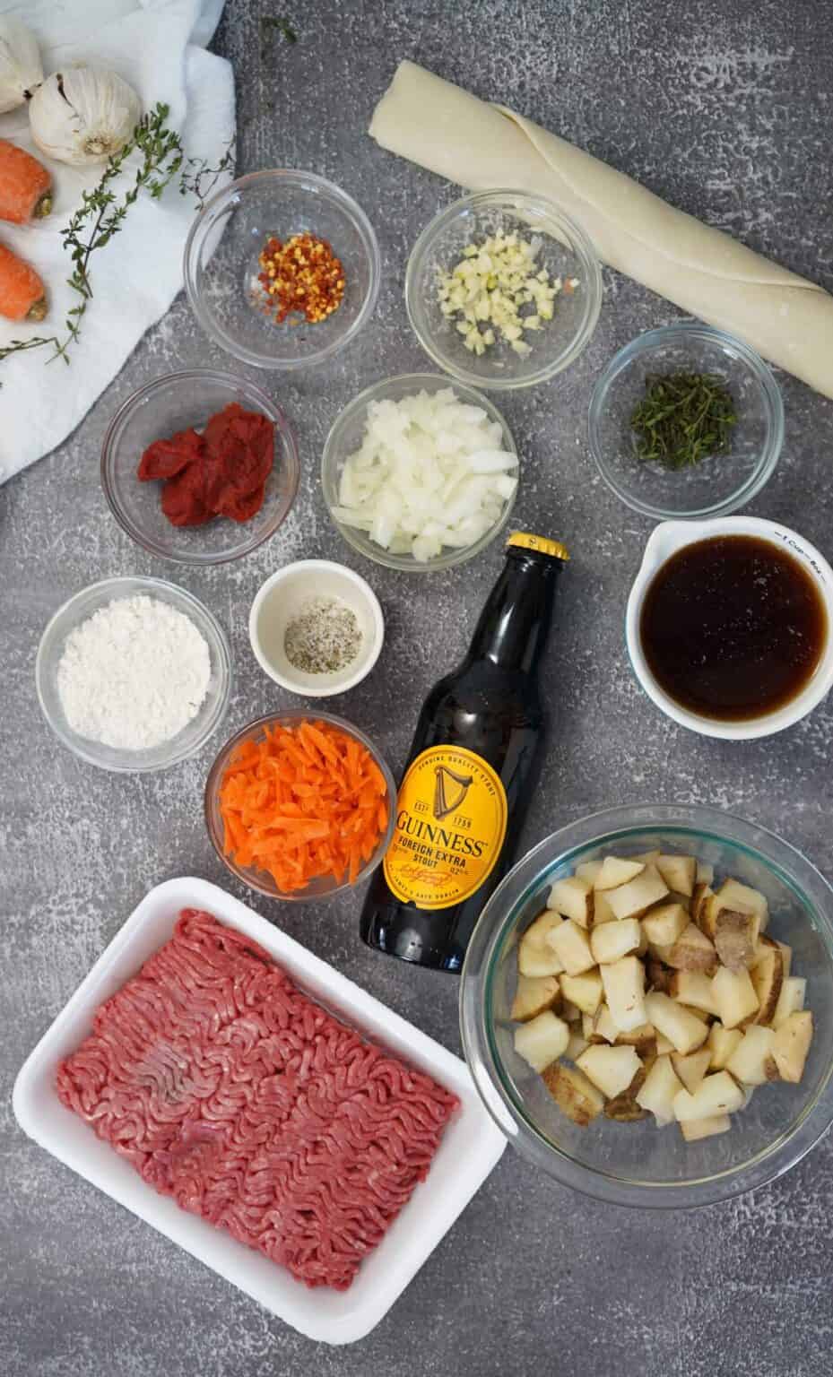 Savory Beef & Stout Irish Pot Pie - Stef's Eats and Sweets