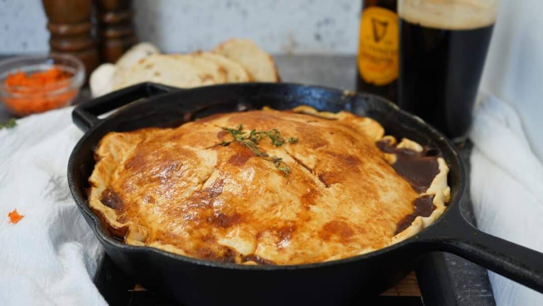 Savory Beef & Stout Irish Pot Pie - Stef's Eats and Sweets