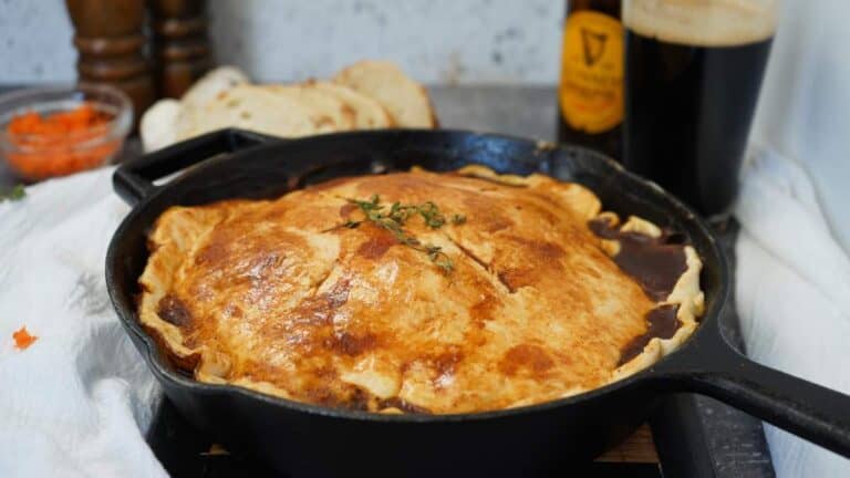 Savory Beef & Stout Irish Pot Pie - Stef's Eats and Sweets