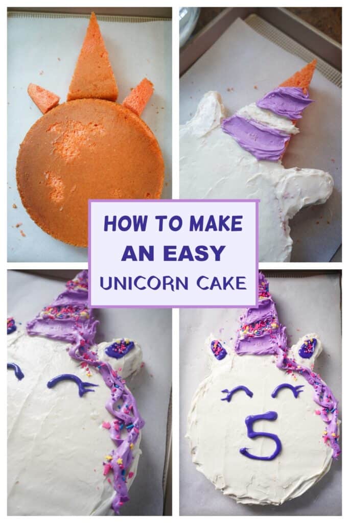Simple Unicorn Cake Design - Stef's Eats and Sweets