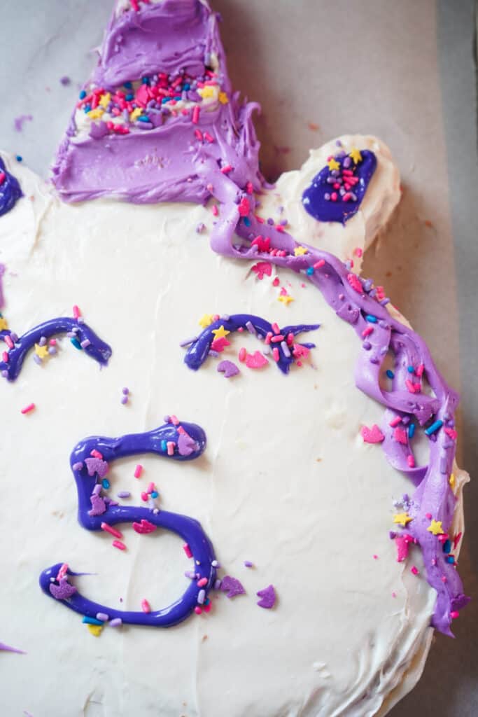 Simple Unicorn Cake Design - Stef's Eats and Sweets