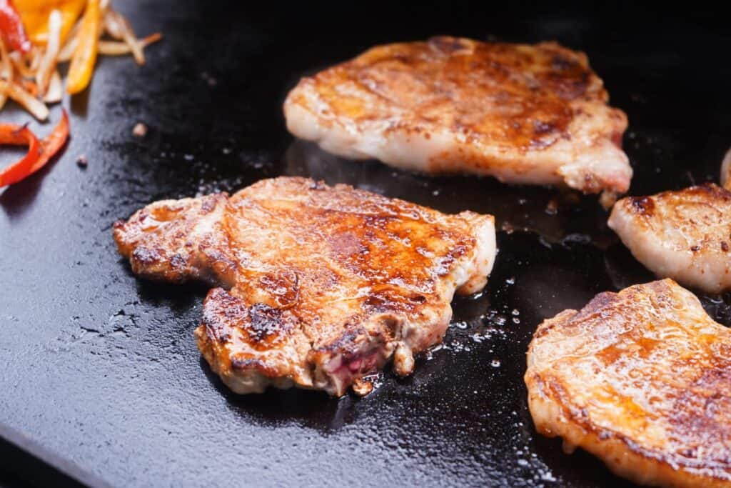 Juicy Pork Chops on the Blackstone - Stef's Eats and Sweets