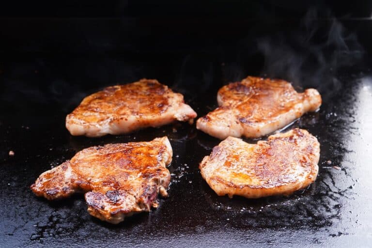 Juicy Pork Chops on the Blackstone - Stef's Eats and Sweets