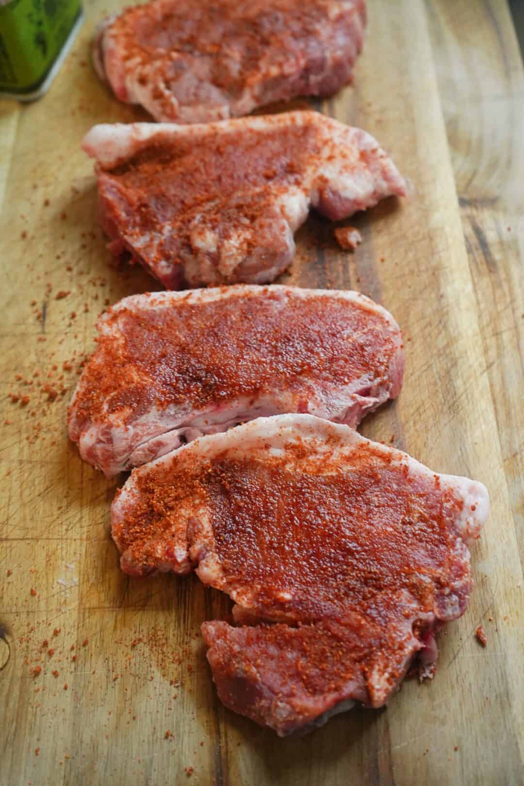 Juicy Pork Chops on the Blackstone - Stef's Eats and Sweets