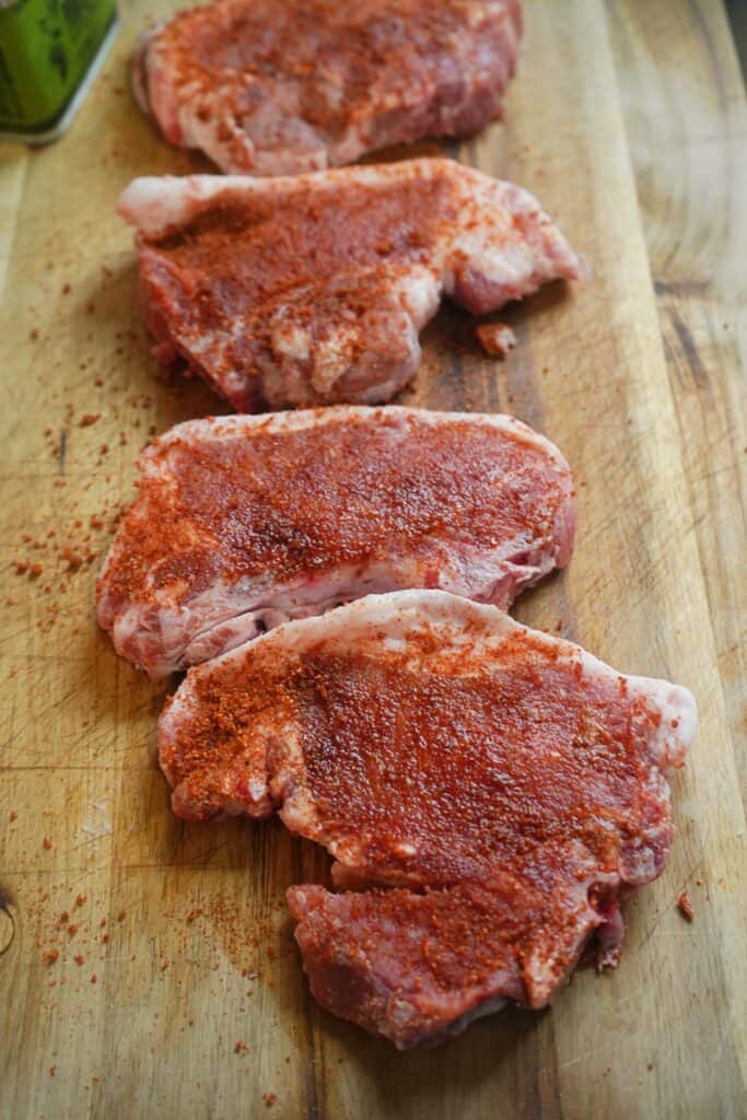 Juicy Pork Chops on the Blackstone - Stef's Eats and Sweets