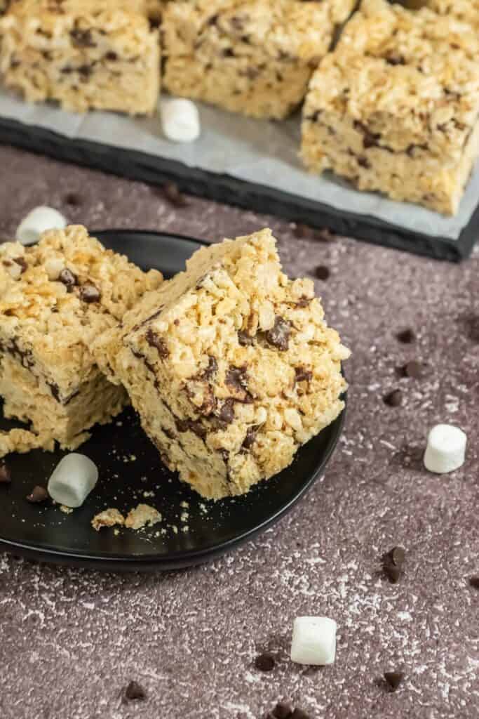 S'mores Rice Krispies Treats - Stef's Eats and Sweets