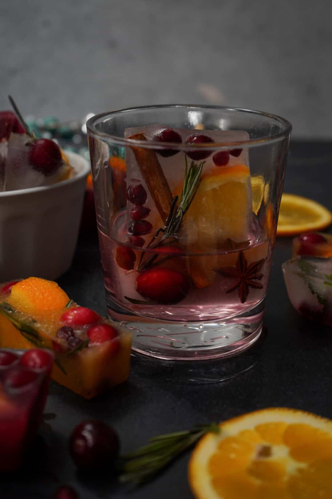 Infused Christmas Ice Cubes - Stef's Eats and Sweets