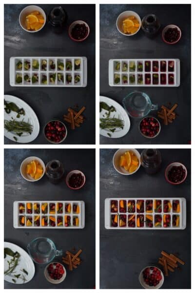 Infused Christmas Ice Cubes - Stef's Eats and Sweets