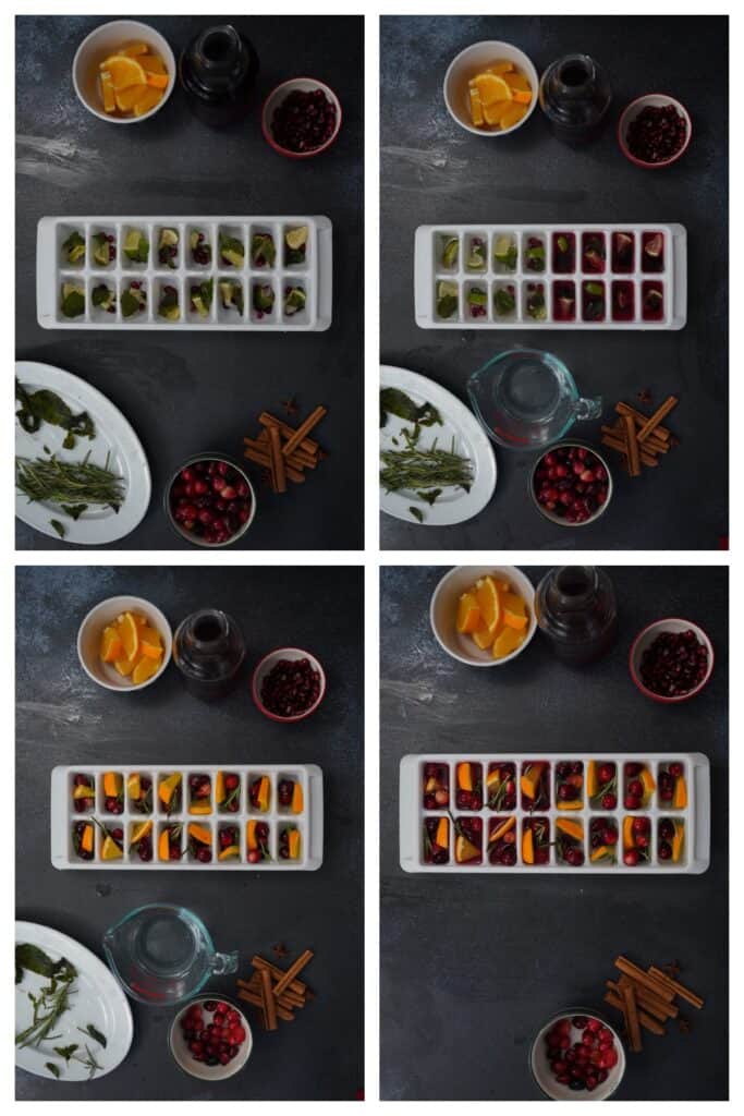 Infused Christmas Ice Cubes - Stef's Eats and Sweets