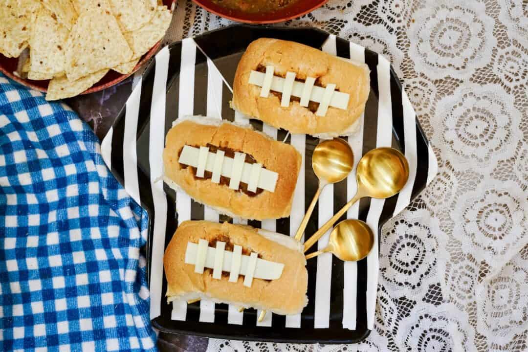 Football Chili Bread Bowls (Go Lions!) - Stef's Eats and Sweets