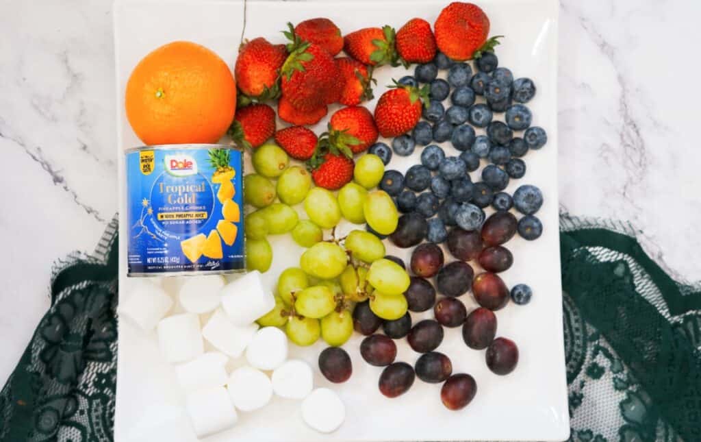Rainbow Fruit Tray - Stef's Eats and Sweets
