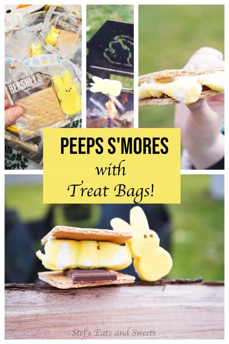 Peeps S'mores (with Treat Bags!) - Stef's Eats and Sweets