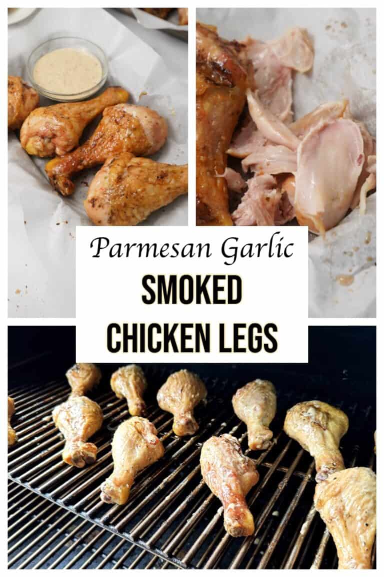 Parmesan Garlic Smoked Chicken Legs - Stef's Eats and Sweets