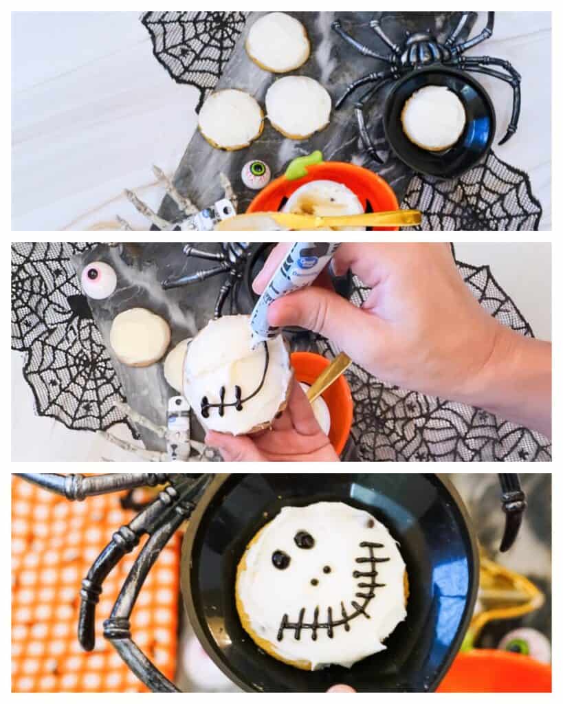 Easy Jack Skellington Cookies - Stef's Eats and Sweets