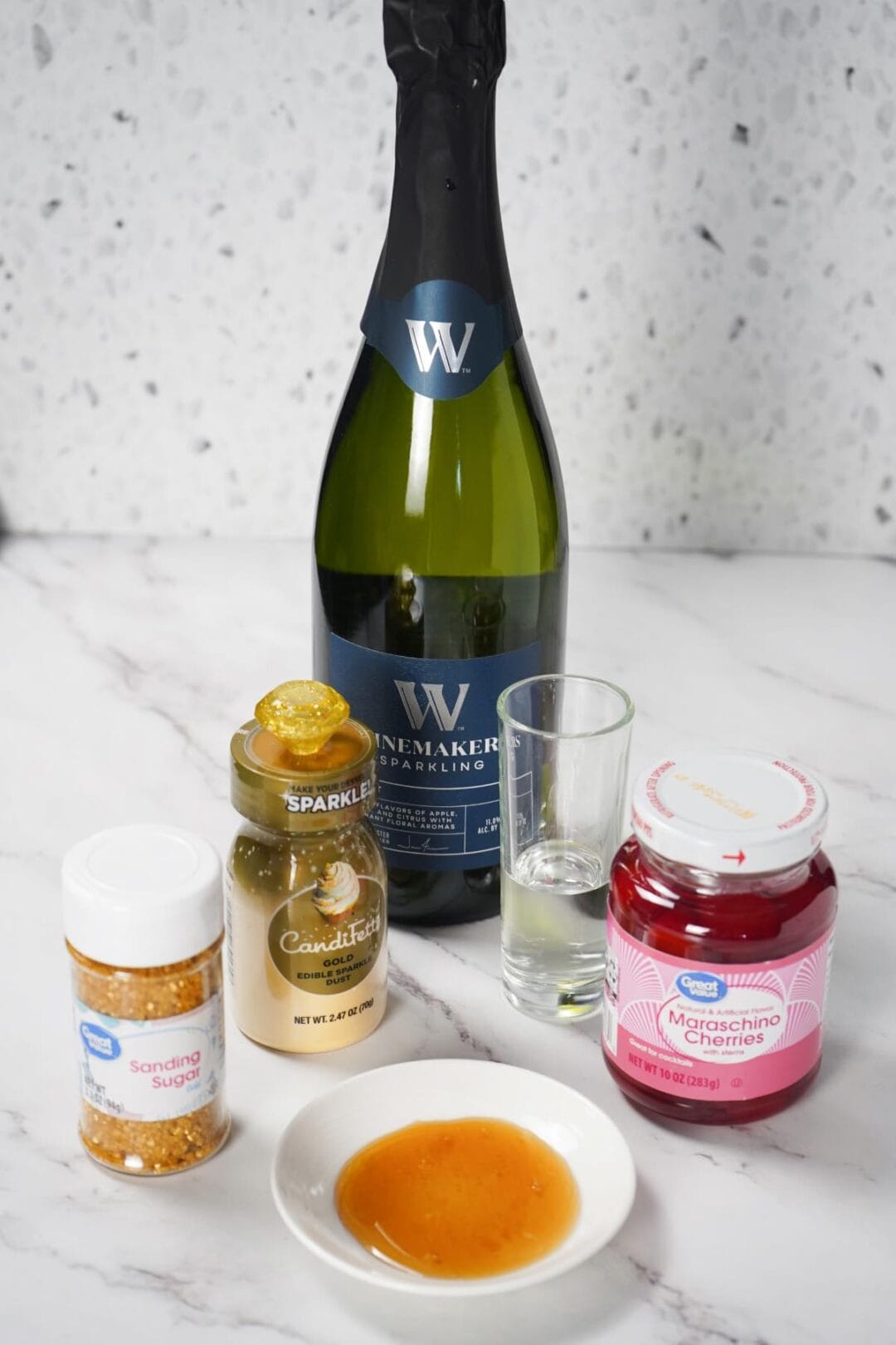 Fancy Shimmering Golden Champagne - Stef's Eats and Sweets